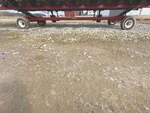 SOLD - Unverferth Ht25 Header Cart, 30' Ag Trailers with 30 Ft ...