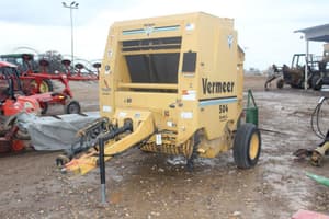 SOLD - VERMEER 504 SERIES L W/ ACCU BALE, SHAFT AND MONITOR Hay and ...