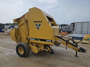SOLD - Vermeer 504N Lot No. 46359 Hay and Forage with --- Bales ...