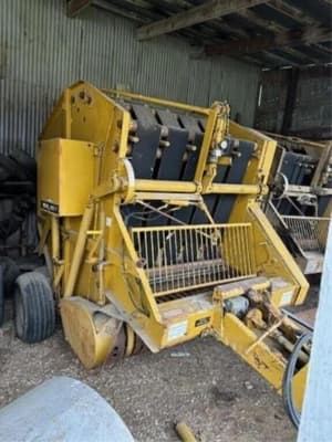SOLD - Vermeer 605F Lot No. 718 Hay and Forage with --- Bales | Tractor ...