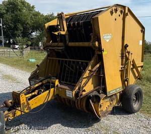 SOLD - Vermeer 605F Lot No. DY8192 Hay and Forage with --- Bales ...