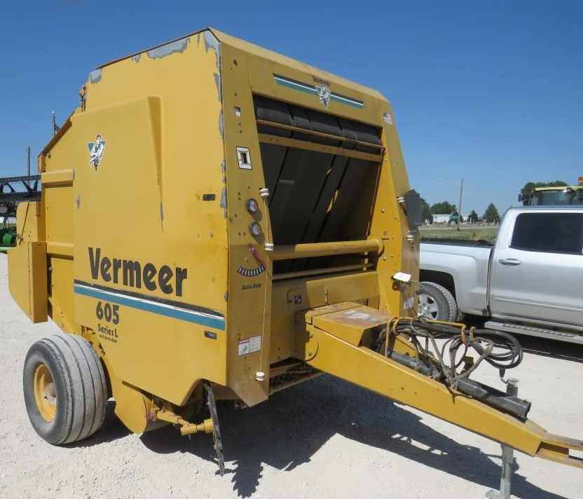 SOLD - Vermeer 605L Lot No. 19b212d7-1294-11ed-9544-0246304ce823 Hay ...