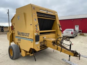 SOLD - Vermeer 605L Lot No. 221 Hay and Forage with --- Bales | Tractor ...