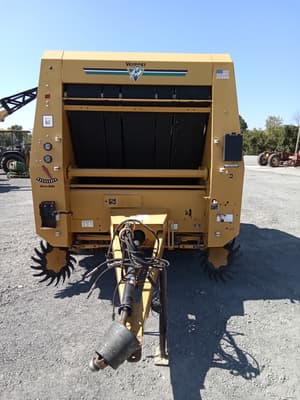 SOLD - Vermeer 605L Lot No. 867 Hay and Forage with --- Bales | Tractor ...