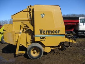 SOLD - Vermeer 605L Round Baler - Prairie Farm WI Hay and Forage with ...