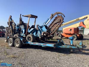 SOLD - Vermeer M-455A Trencher with 1987 Trail Lite Trailer ...