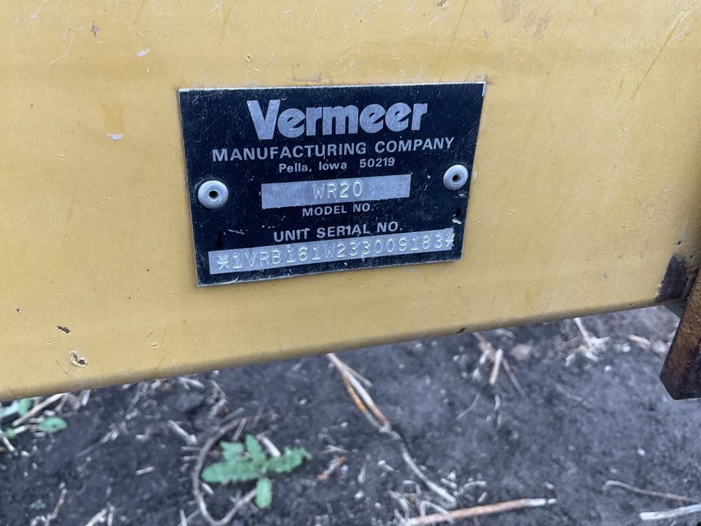 Tractor Zoom - Vermeer WR20