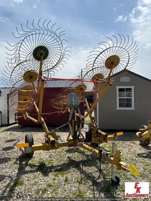 SOLD - VERMEER WRZZ 10 BASKET HYDRAULIC HAY RAKE Hay and Forage ...