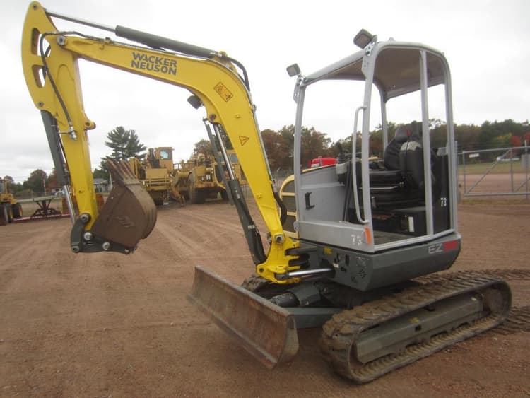 SOLD - Wacker Neuson EZ38 Construction Compact Excavators | Tractor Zoom