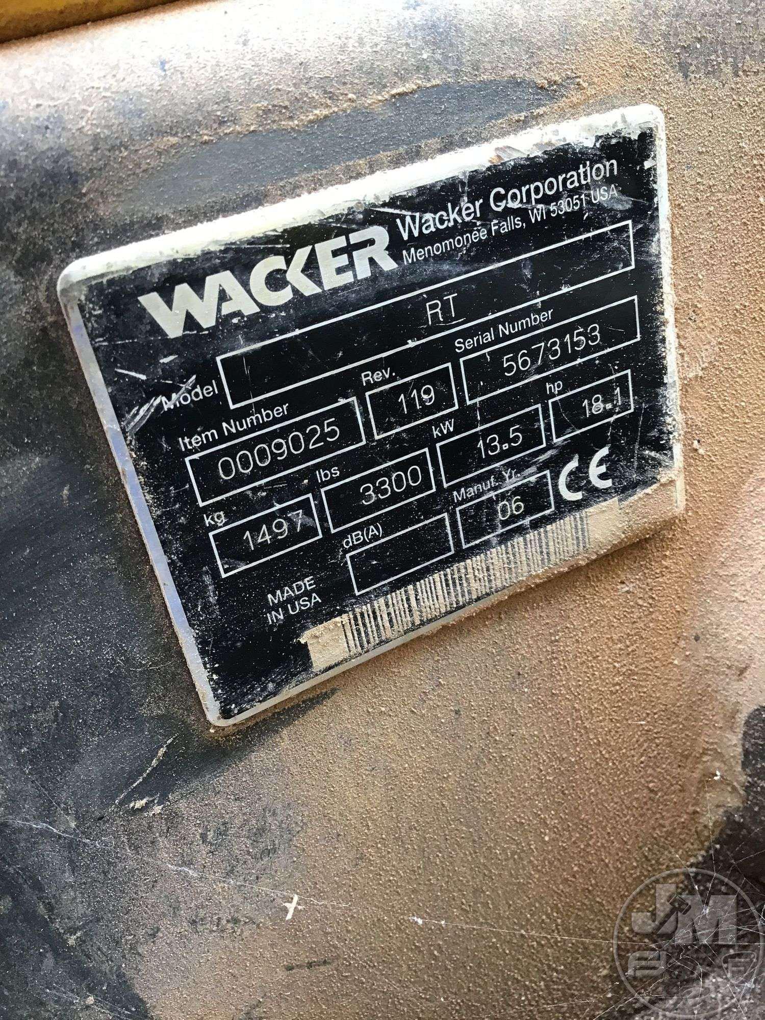 Wacker RT Construction Compactors for Sale | Tractor Zoom