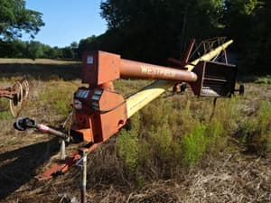 SOLD - WESFIELD 10”X60’ PTO TRANSPORT GRAIN AUGER W/ SIDE ARM SWINGOUT ...