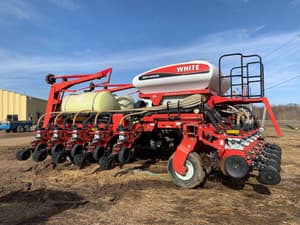SOLD - White 8500 16 Row Corn Planter Planting with 16 Rows | Tractor Zoom