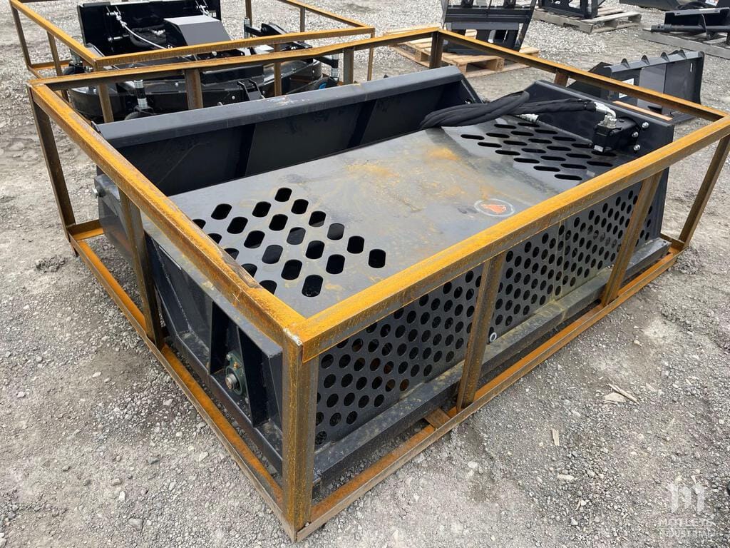 SOLD - Wolverine Skid Steer Landscape Rock Rake Other Equipment ...