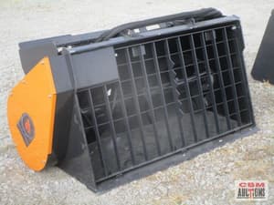 SOLD - Wolverine Skid Steer ZW-CM-0300L 48" Hydraulic Mix & Go Concrete ...