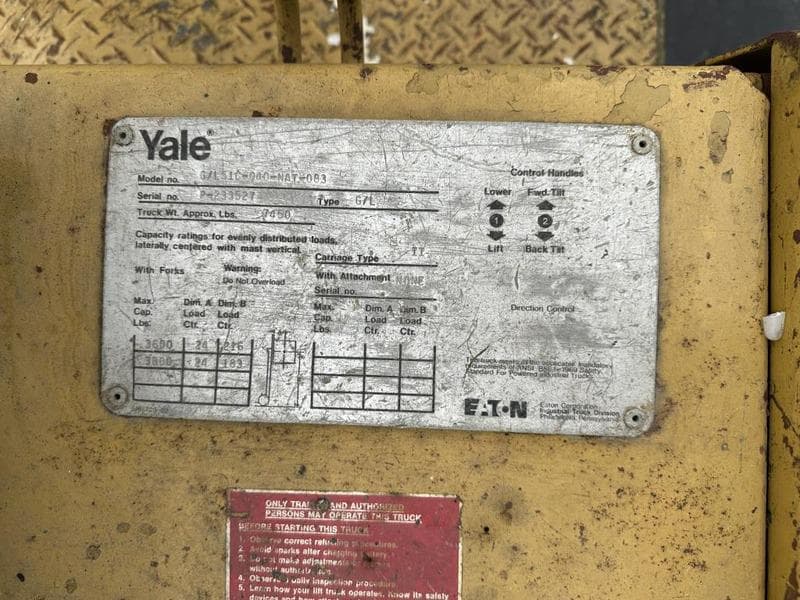 Yale G/L51C-040-NAT-083 Construction Forklifts for Sale | Tractor Zoom