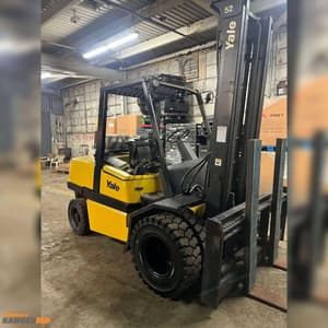 SOLD - Yale GLP100 Forklift Construction with 5,360 Hrs | Tractor Zoom
