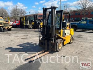 SOLD - Yale GP050 5000lb Forklift Construction with 2,438 Hrs | Tractor ...
