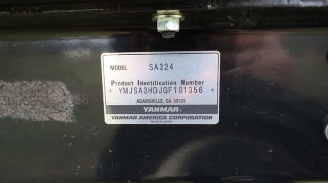 Yanmar 324 Lot No. 1063 Tractors For Sale with 50 Hrs | Tractor Zoom